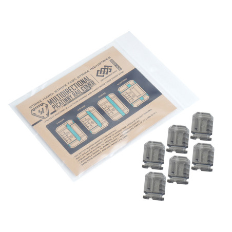 Set 6 Copri Rail Passacavi Strike Industries Picatinny - PolyFlex